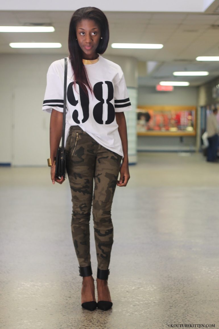Forever 21 number tee - Kouturekitten Fashion Blog
