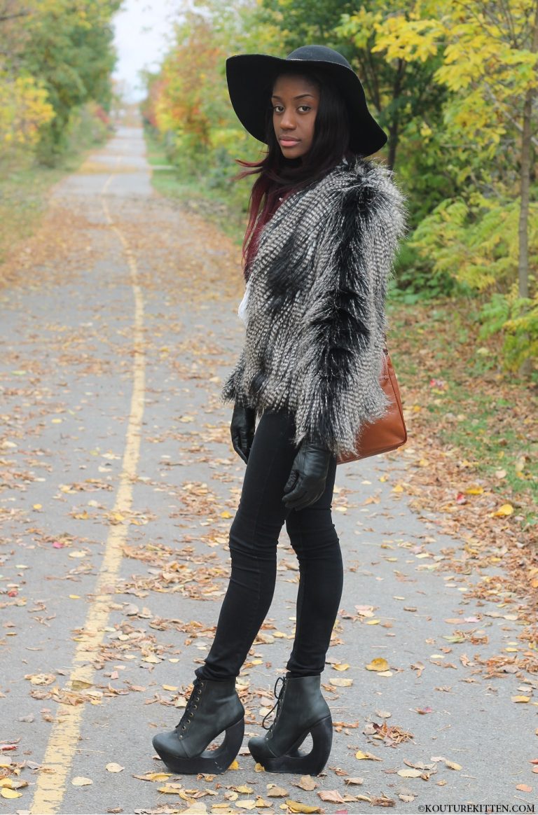 Faux Fur Jacket- A great fall essential for a glamorous look